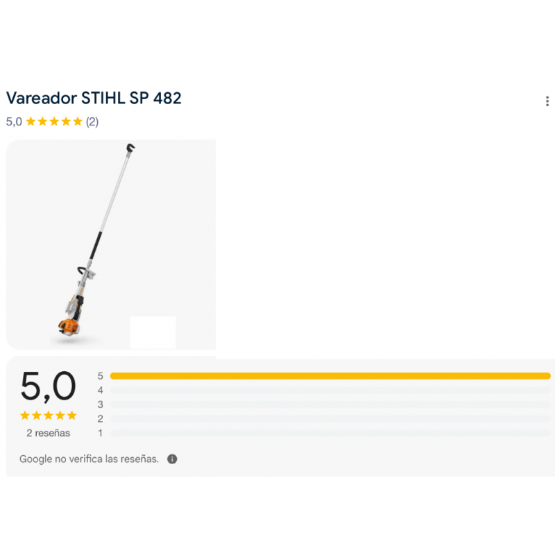 Vareador de aceitunas Stihl SP 482 - SEAL Maquinaria